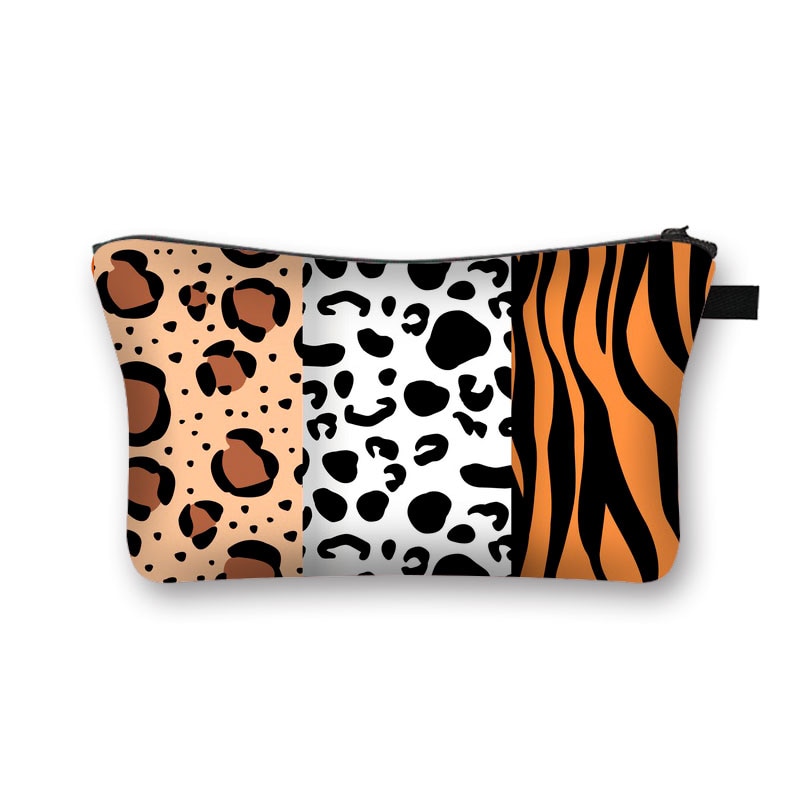 Animal pattern Water Resistant Makeup bag Printing... – Grandado