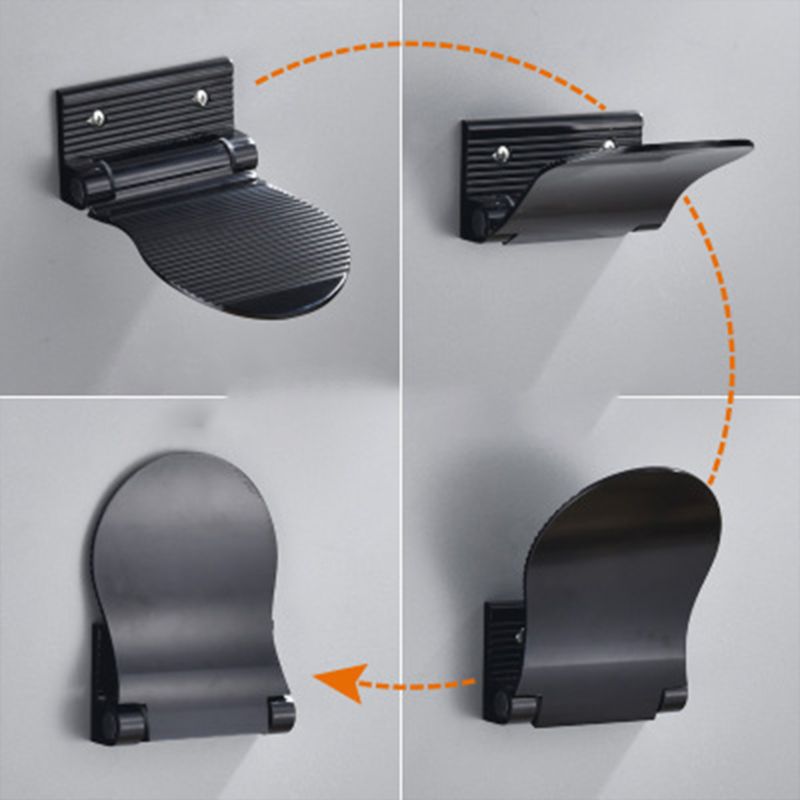 Folding Aluminium Shower Footstool Wall Mounted Ba... – Vicedeal