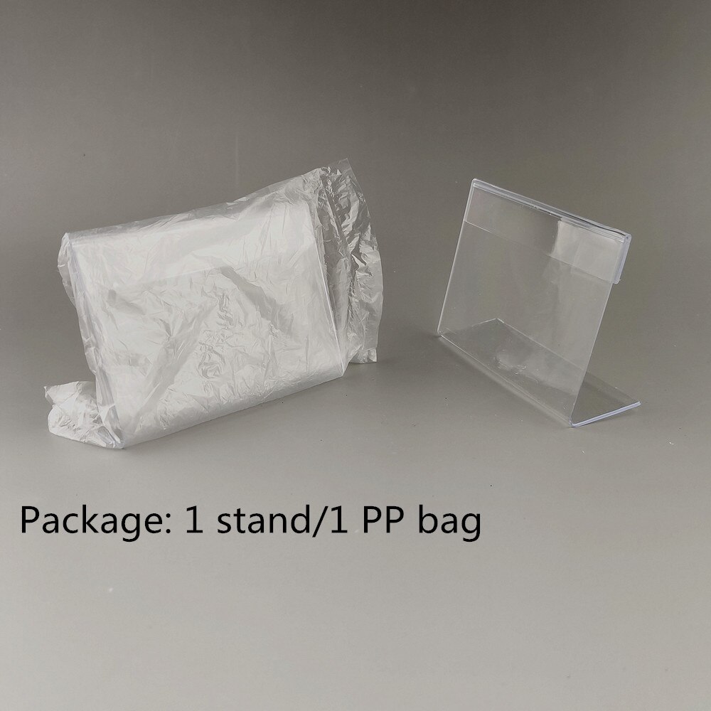 Plastic Price Tag Frame Label Card Stands Holders ... – Vicedeal