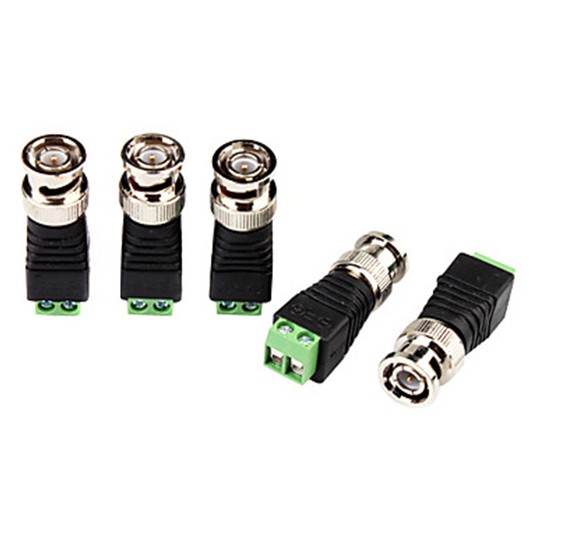 10PCS BNC Male CCTV Video Adapter Coax Coax Camera... – Grandado