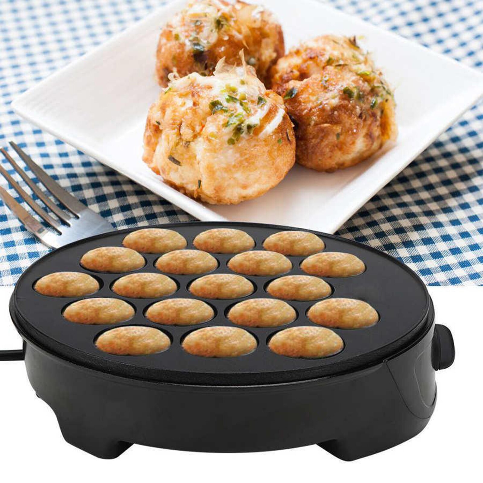 Non-stick Electric Takoyaki Maker Japanese Cake Oc... – Grandado