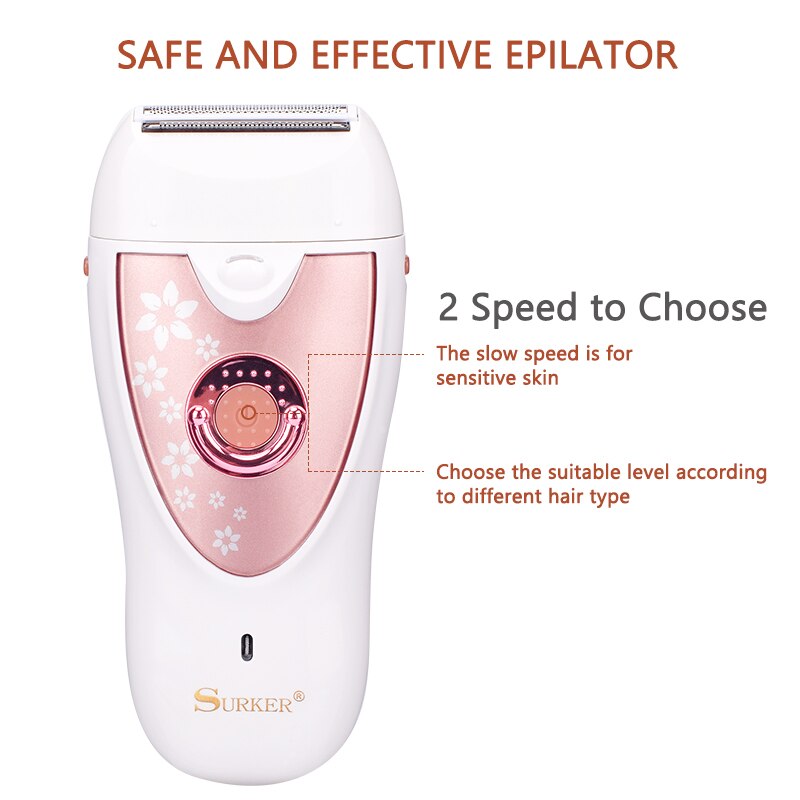Portable 2 in 1 Electric Razor Hair Removal Epilat... – Vicedeal