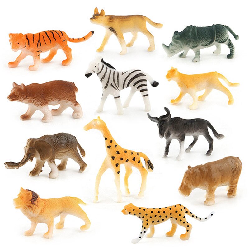 12 Sets Of Animal Hand-Made Toys Children Early Ed... – Grandado