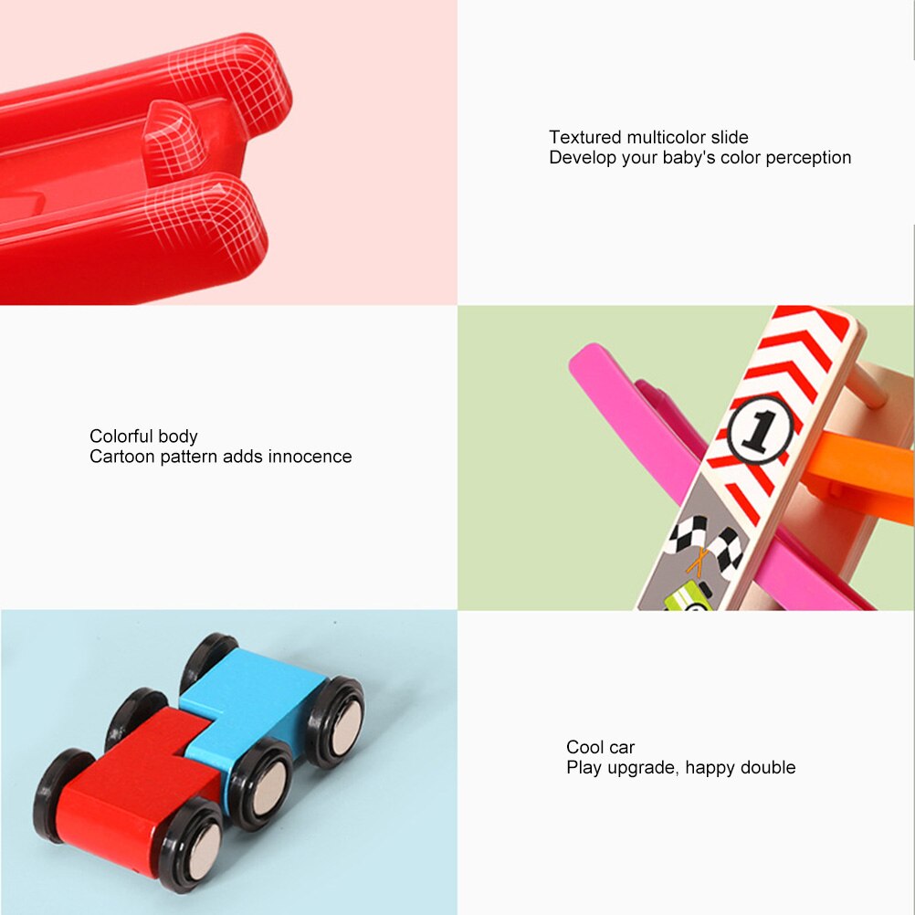 Children'S Track Ramp Mini Racing Toy Taxi Track 6... – Vicedeal