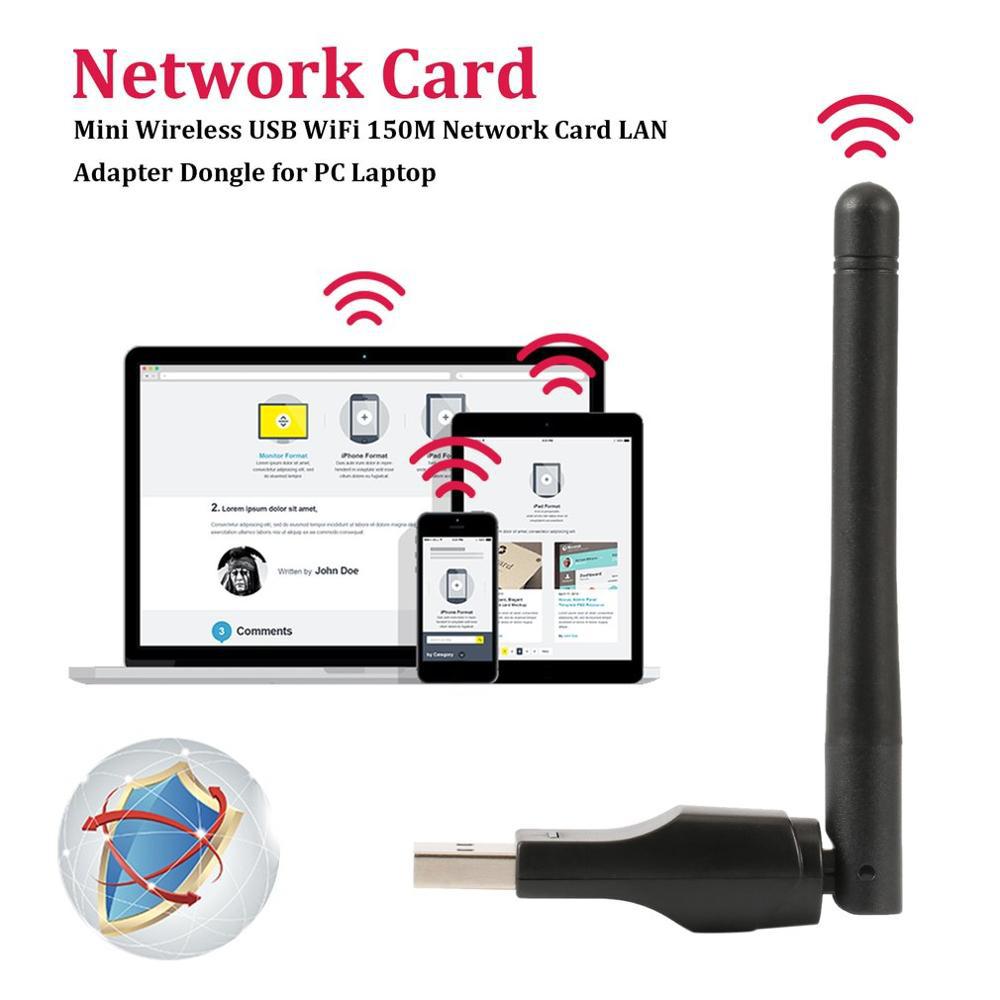 Mini trådlös wifi-adapter 150 mbps 20 dbm antenn u... – Grandado