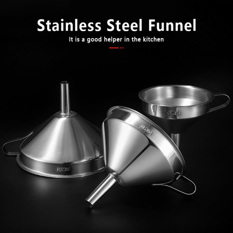 Stainless Steel Funnel Small Mouth Funnels Bar Win... – Vicedeal