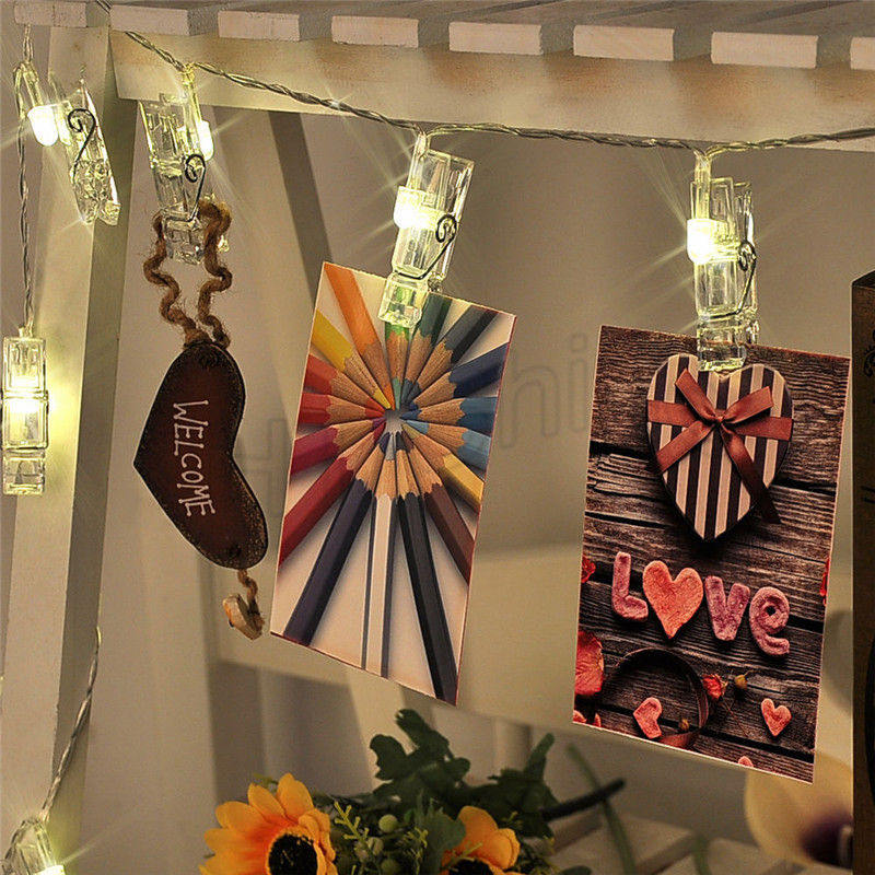 10 20 30 50 80 LED Batterie Energie Hängen Bild Fo... – Grandado