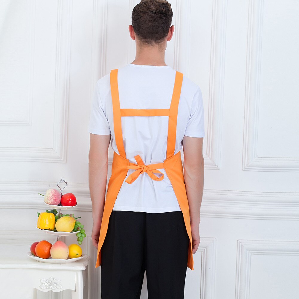 Unisex Pure Color Chef Apron Food Service Restaura... – Grandado