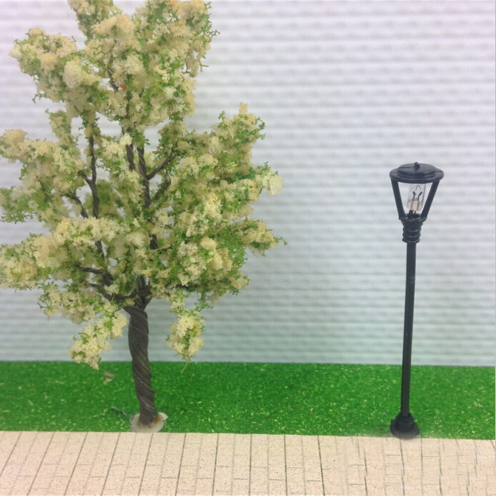 10pcs Model Garden Lamps Scale 1:100 Black Model L... – Grandado