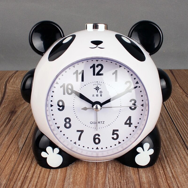 Cute Panda Wake Up Alarm Clock Kids Mute Personali... – Grandado