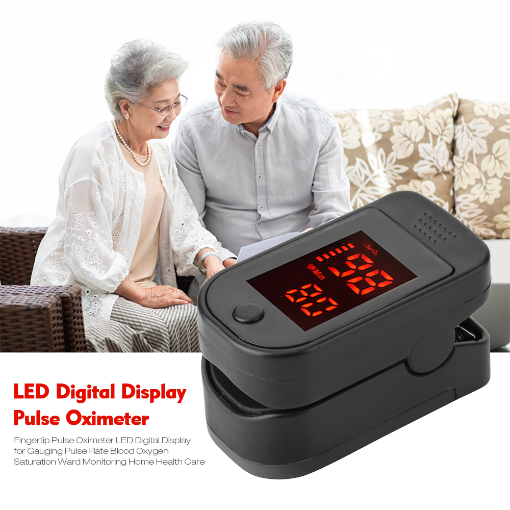 Portable Finger Pulse Oximeter LED Display Blood O... – Vicedeal