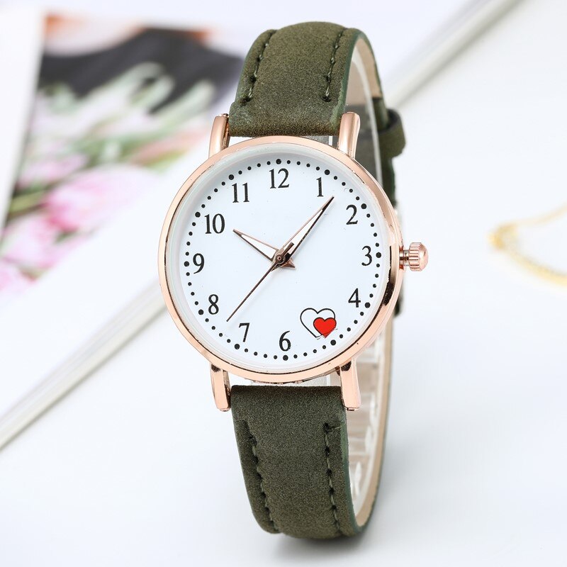 Cute Women Watches Ins Candy Color Heart Wrist Wat... – Grandado