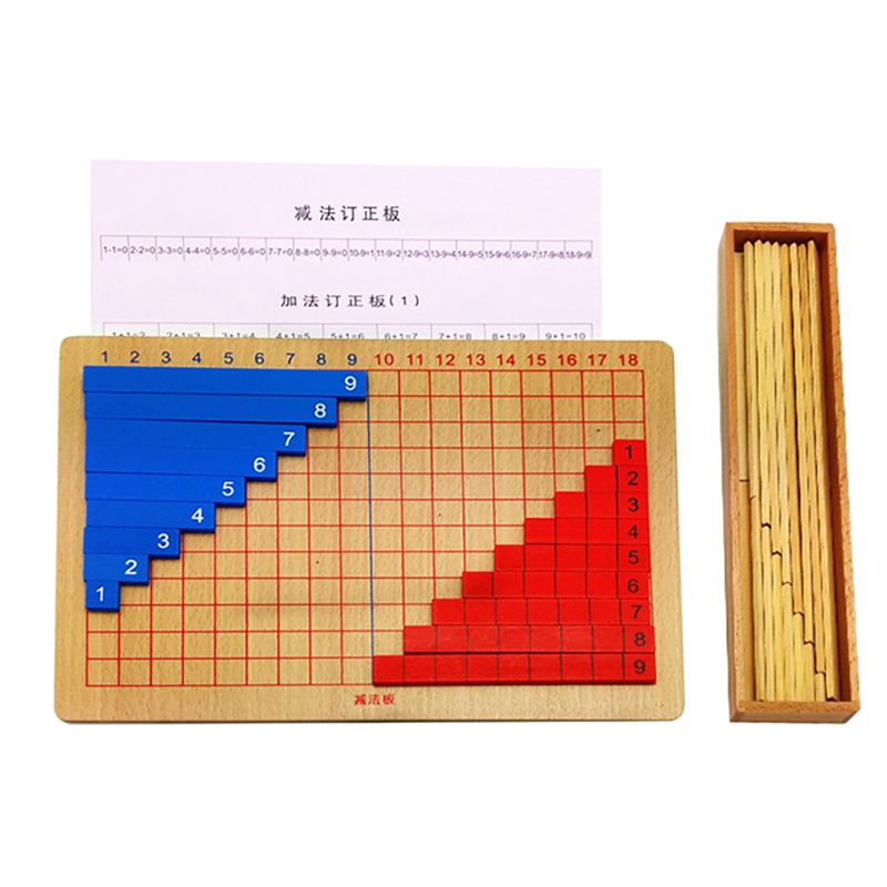 Addition and Subtraction Board Math Toys Material ... – Grandado