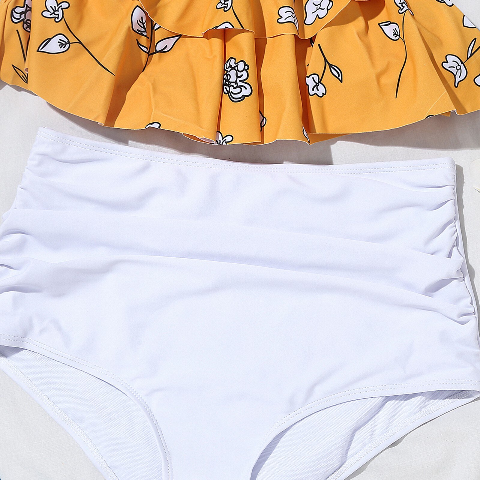 Women'S Ruffle Bikini Sexy High Waist Ruffle Banda... – Vicedeal