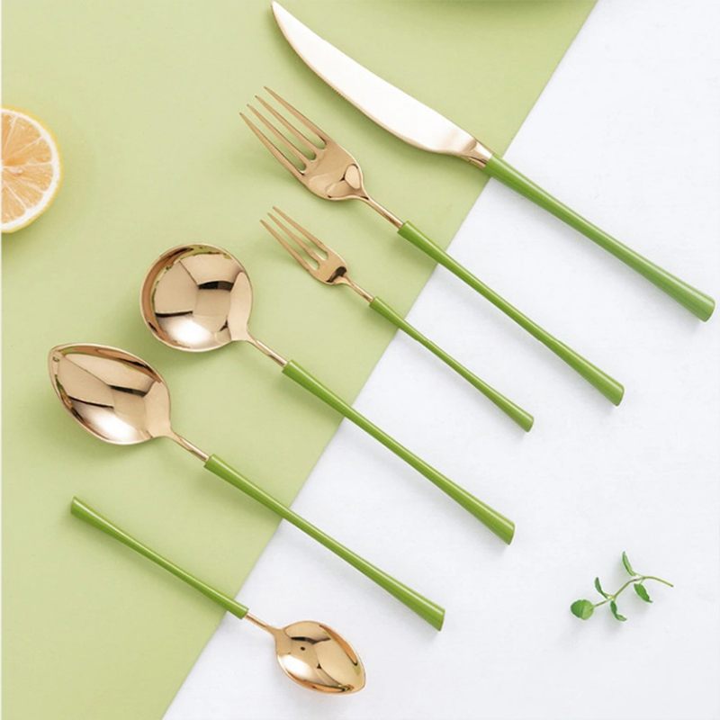 Avocado Green Spoon Cutlery Tableware Utensils for... – Grandado