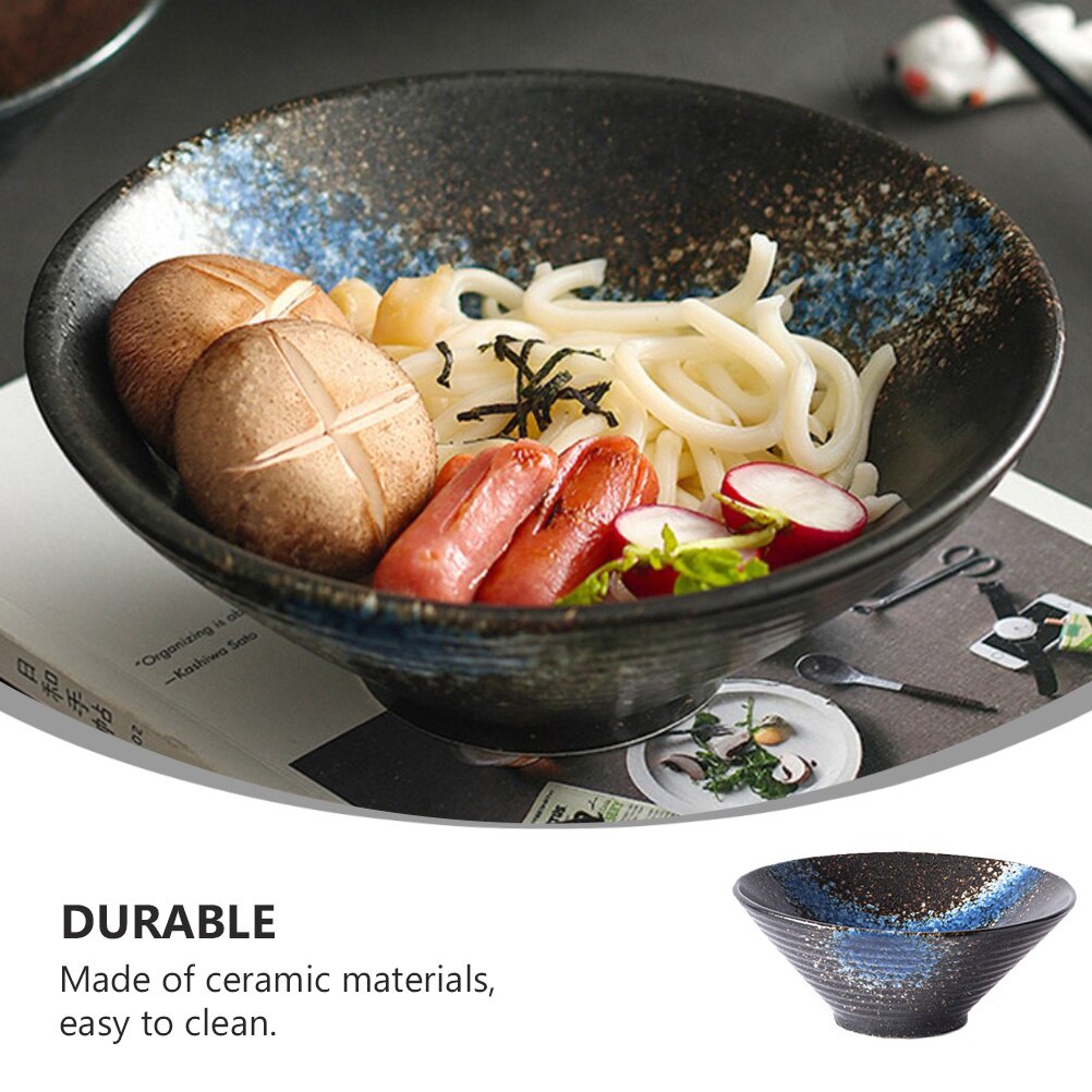 1pc Ceramic Ramen Bowl Food Serving Bowl Japanese ... – Grandado