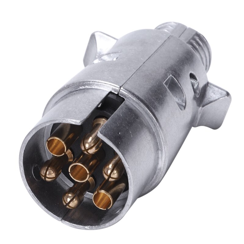 7-Pin Trailer Plug Heavy Duty Round Pin 7-Pole Wir... – Grandado