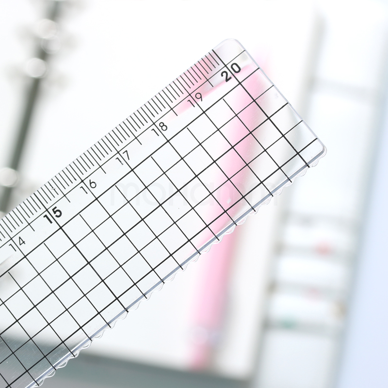 20cm Plastic Ruler Drawing Templates Stationery Sc... – Grandado