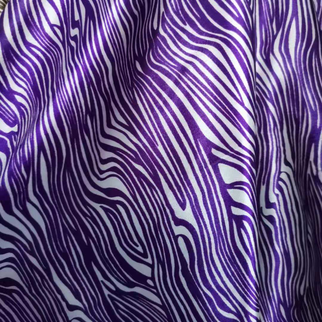 Polyester Zebra Satin Printed Lining Stage Clothin... – Vicedeal