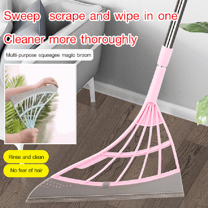 sweeping brush Silicone mop Retractable magic broo... – Vicedeal