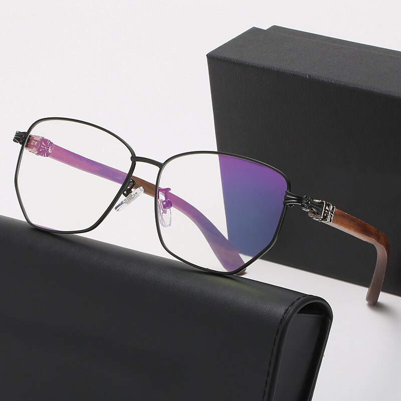 Wood Men Titanium Prescription Glasses Frame Polyg... – Grandado