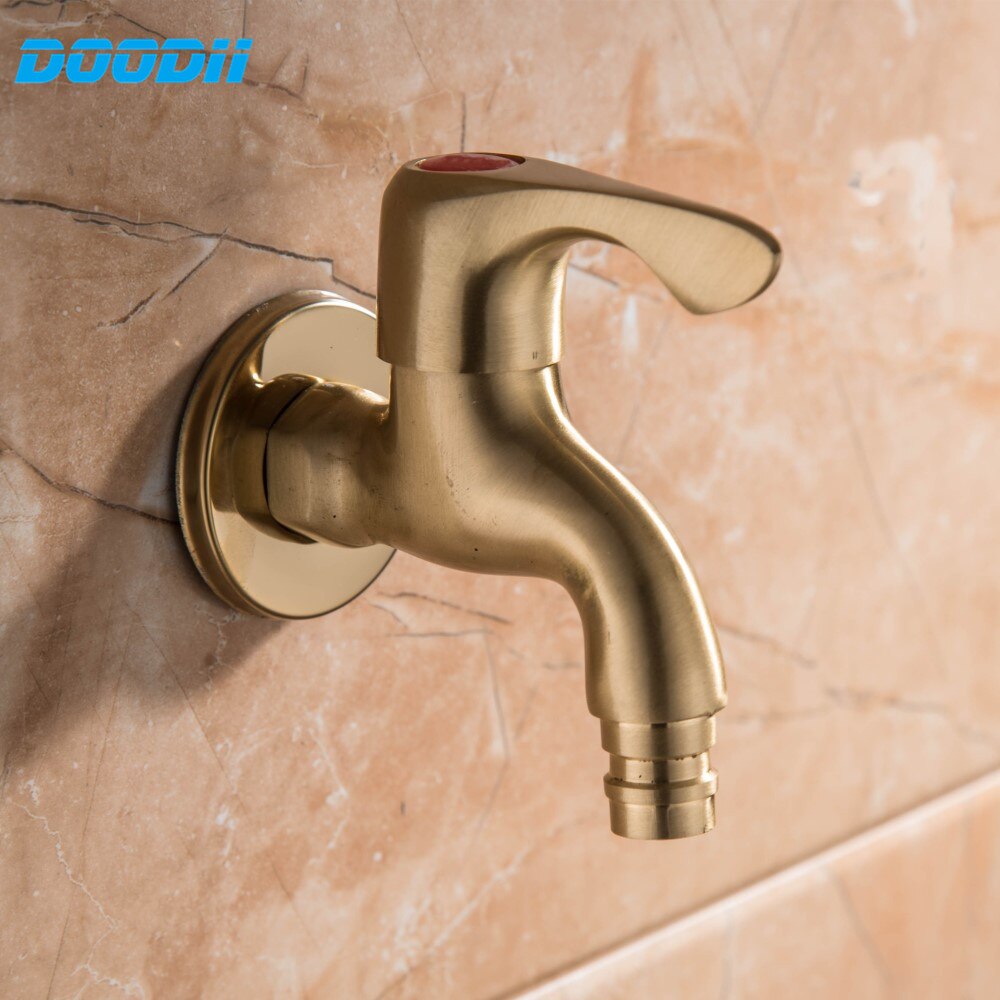 Doodii Antique Solid Brass Cold Water Wall Tap Gar... – Vicedeal