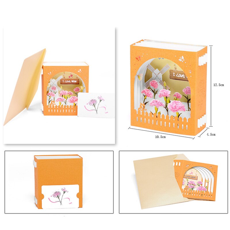 3D Mothers Day Pops Up Cards Beautiful Flowers Car... – Vicedeal