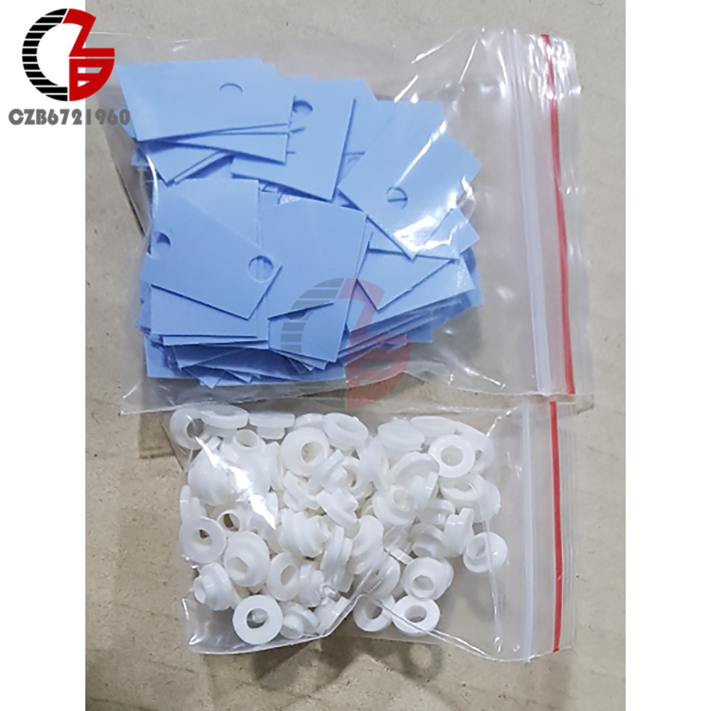 100 Stuks To-220 Transistor Plastic Washer Isolati... – Vicedeal