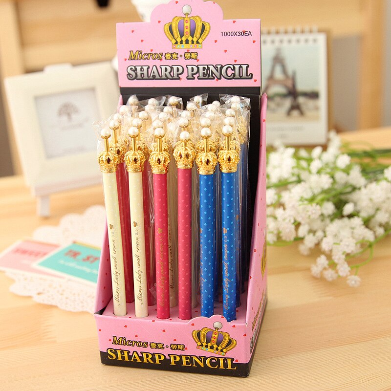30 Pcs/Lot Crown Mechanical Pencil Crown Pencil Dr... – Grandado