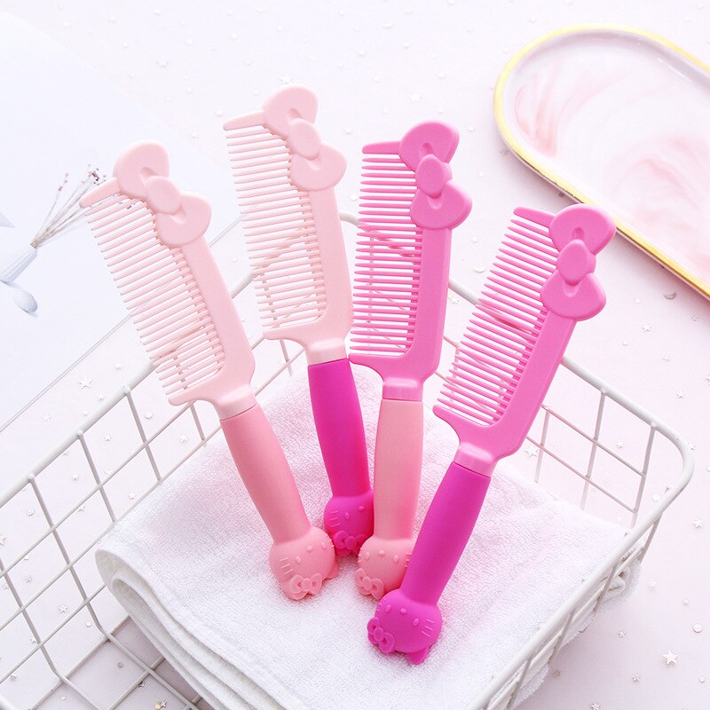 Pink Hair Brush Comb Anti Static Air Cell Portable... – Grandado