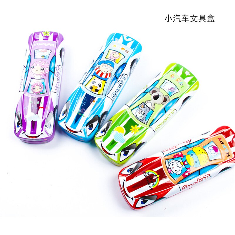 Cartoon car stationery double box pencil box penci... – Vicedeal