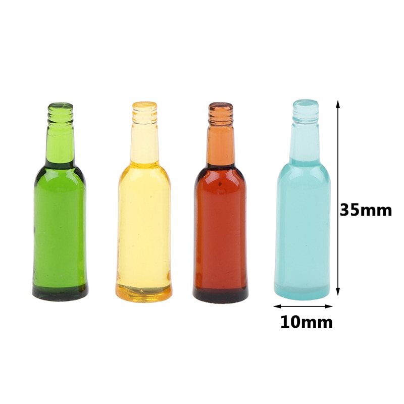 Six Beer/Set Wine Bottles Model Toys Doll House Mi... – Grandado