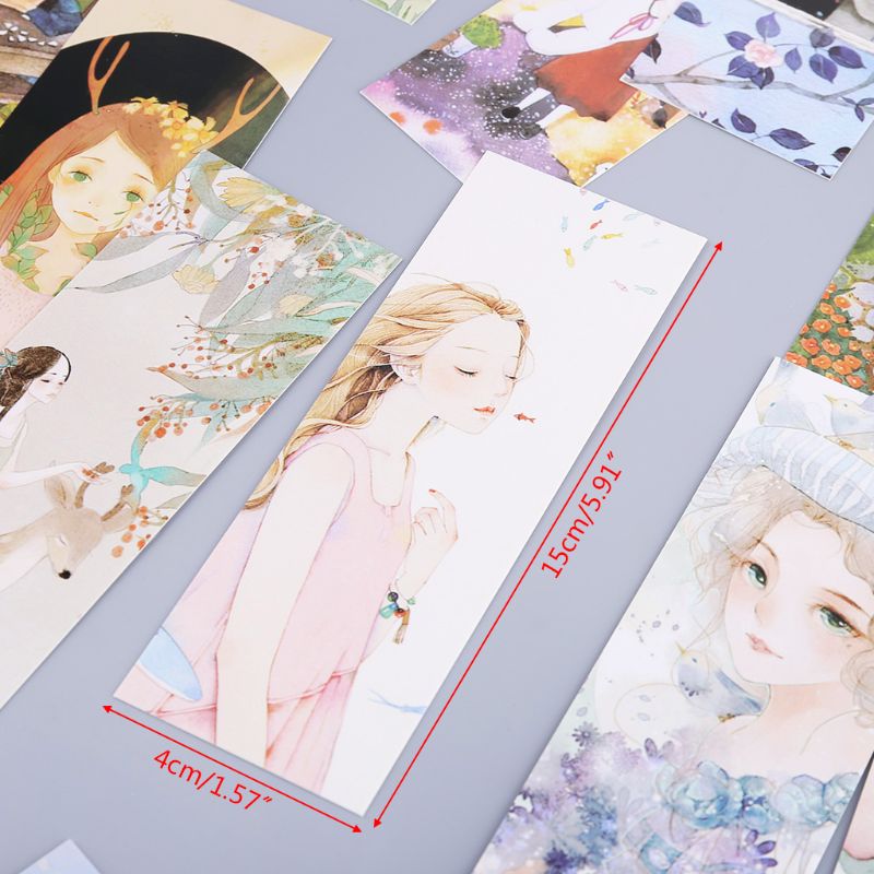 30pcs Girl Bookmarks Paper Page Notes Label Messag... – Vicedeal
