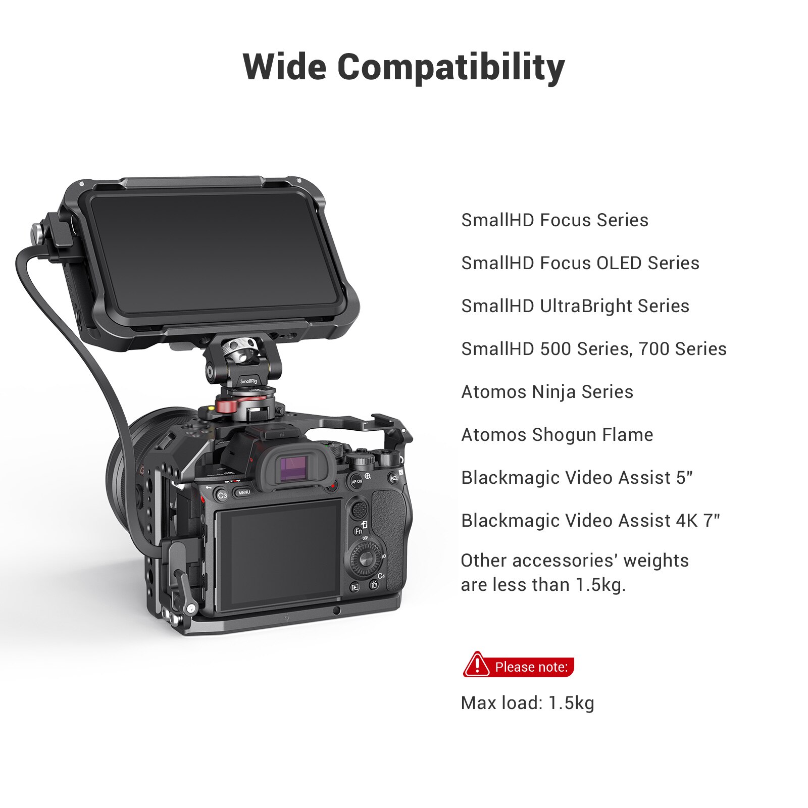 SmallRig Swivel and Tilt Adjustable Monitor Mount ... – Grandado