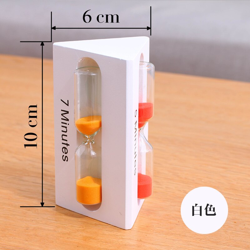 3-in-1 3/5/7 Minute Triangular Wooden Sand Hourgla... – Grandado