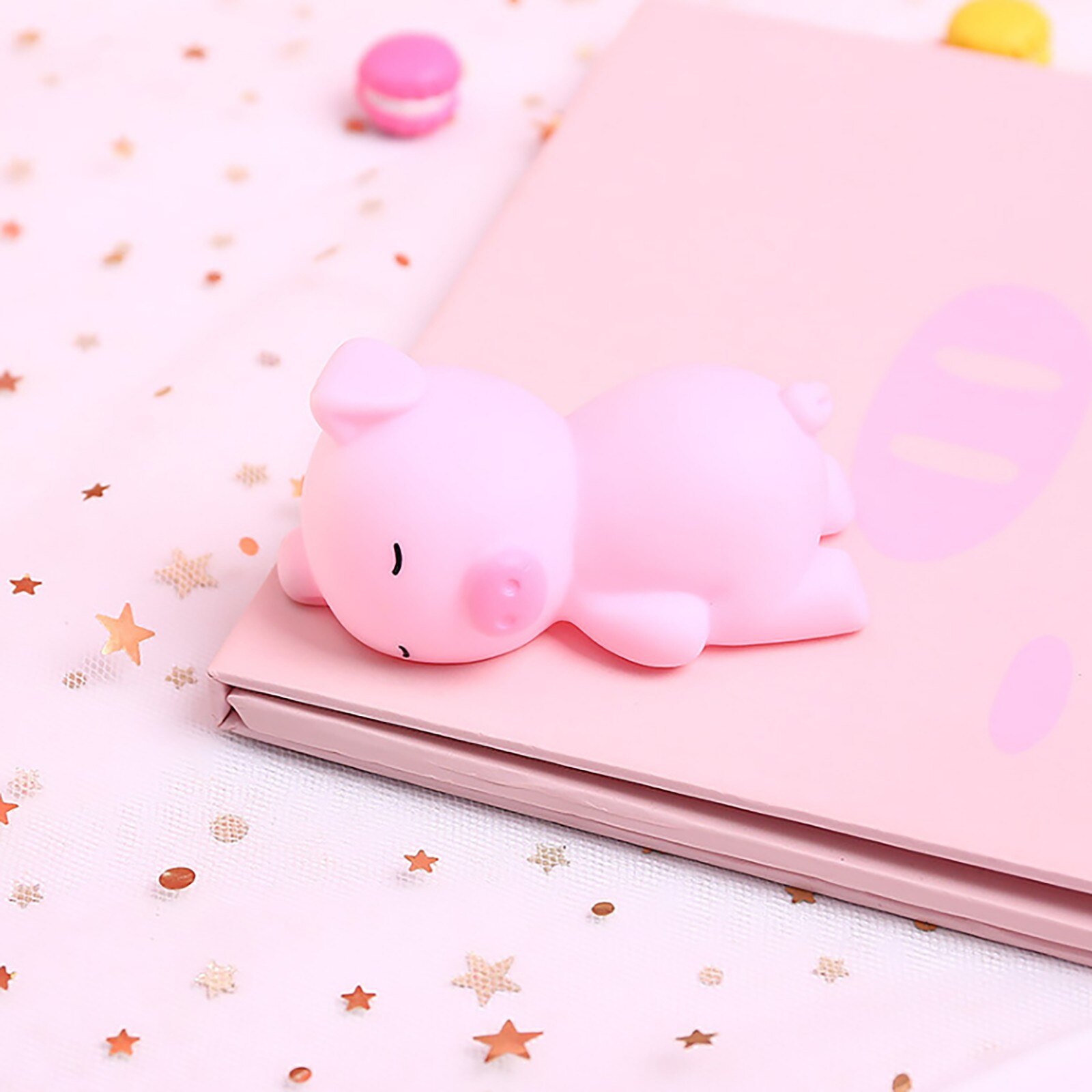 Pig Cute Pink Toy To Vent Children Bath Pig Pinchi... – Grandado