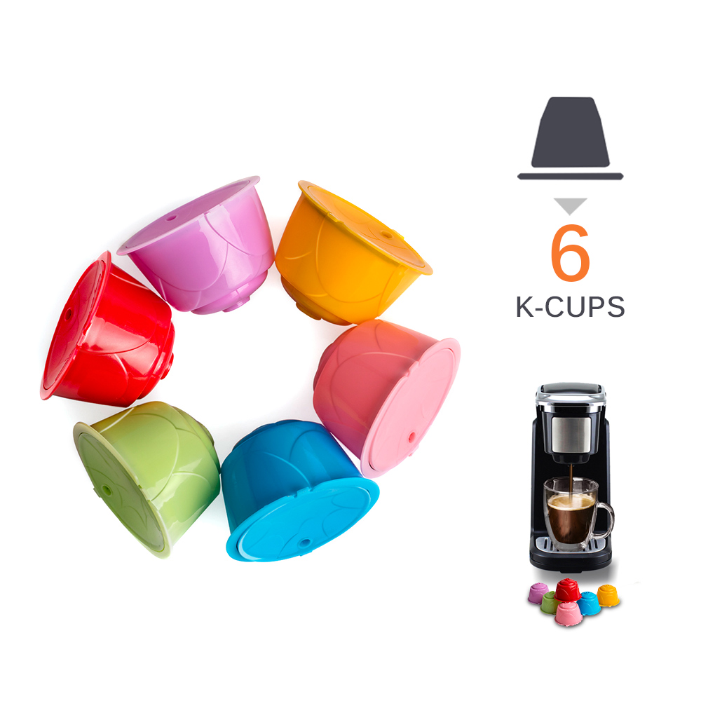 3 pcs/6 pcs Hergebruikt koffie capsule Herbruikbar... – Vicedeal