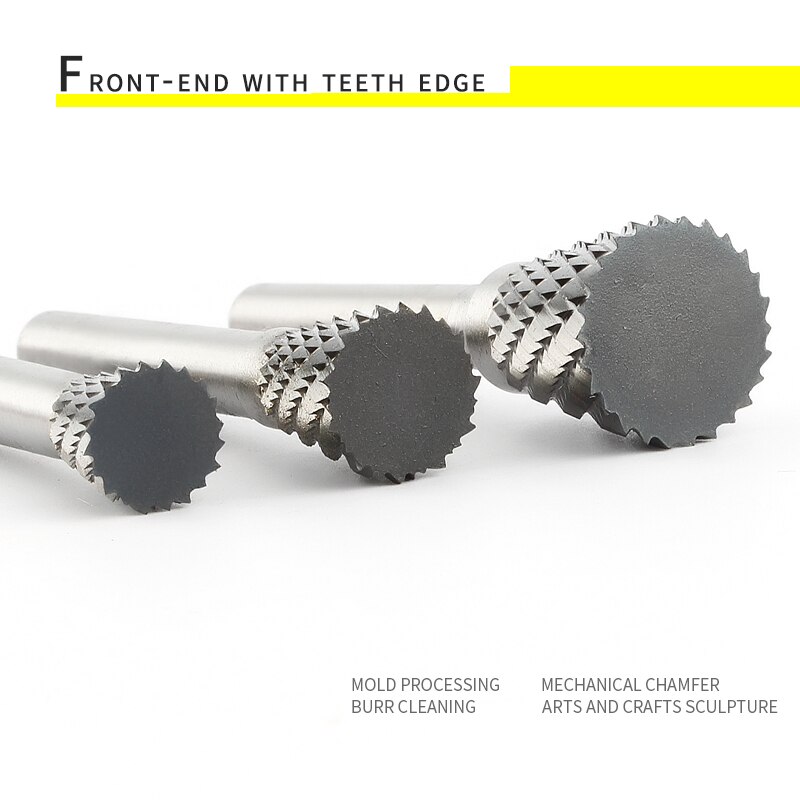 Inverted Cone Shape Alloy Rotary File 1pcs Hard Me... – Grandado