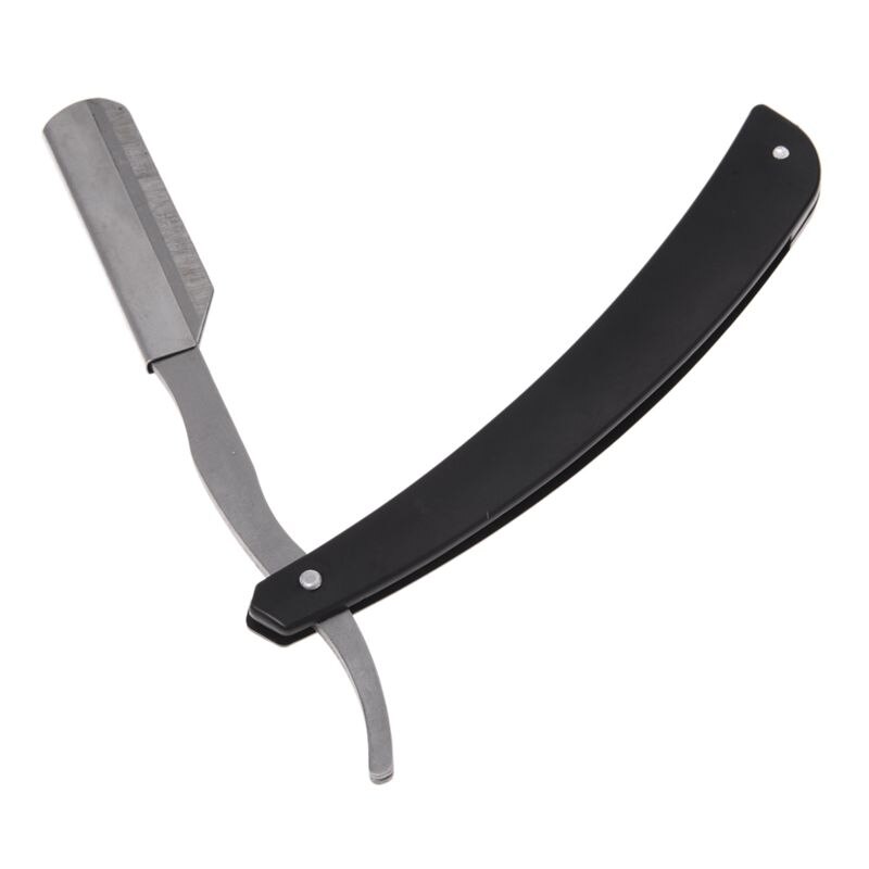 Black Plastic Steel Traditional Throat Cut Shaving... – Grandado
