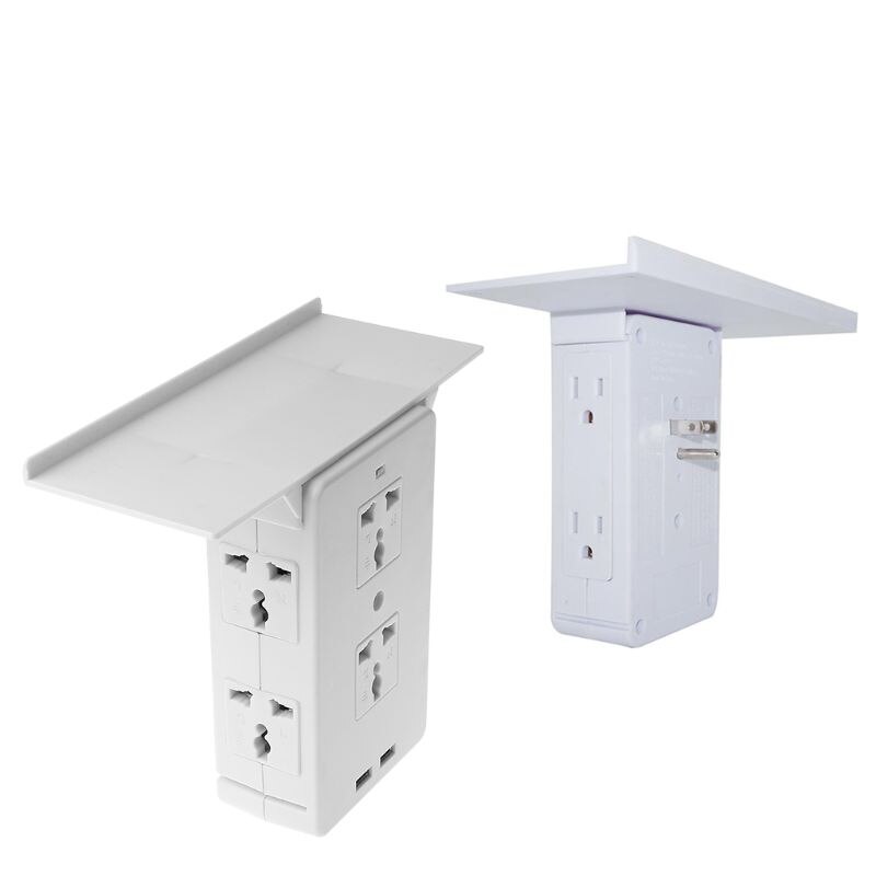 Wall Outlet 6 Electrical Outlet Extenders 2 USB Ch... – Grandado