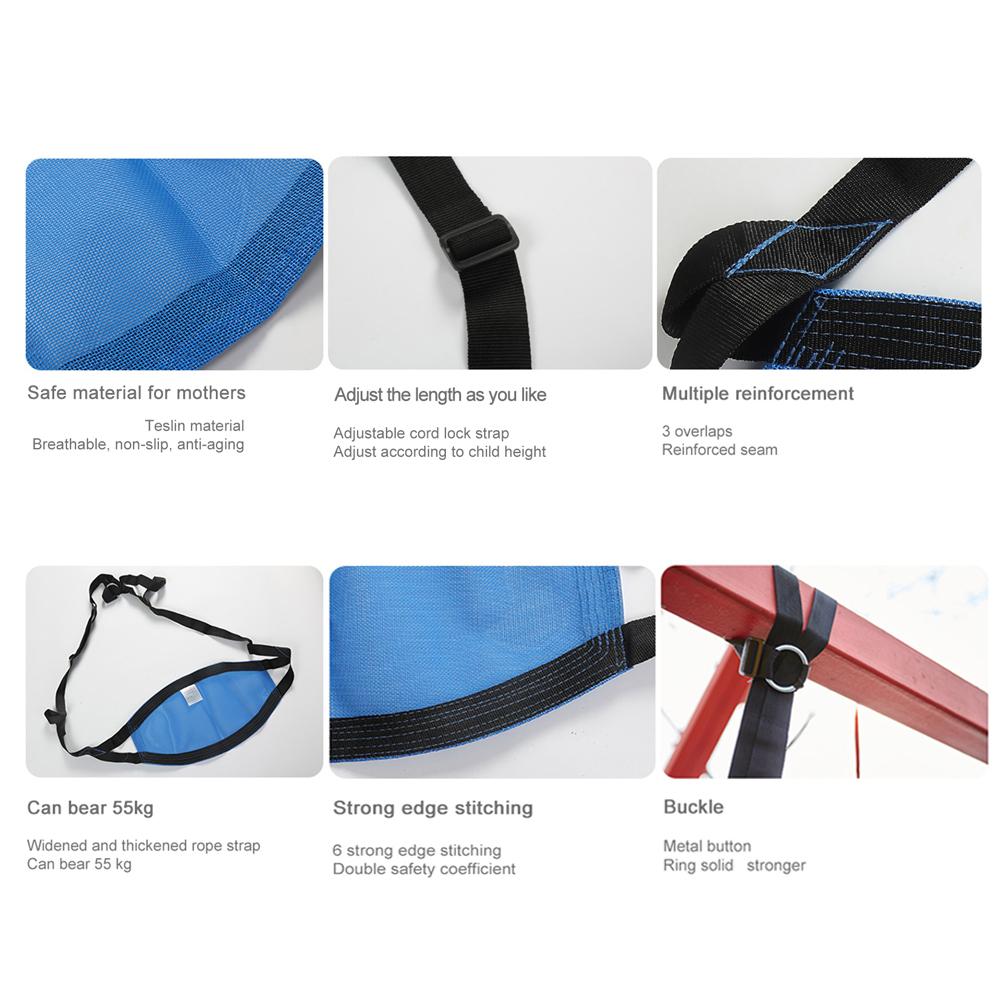 Children Portable Outdoor Swing Hanging Chair Adju... – Grandado