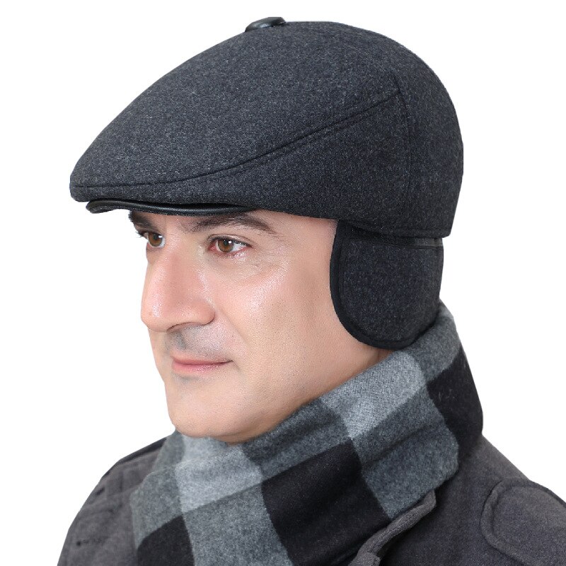 Winter Newsboy Caps Winter Wolle Baseball Kappe Oh... – Vicedeal
