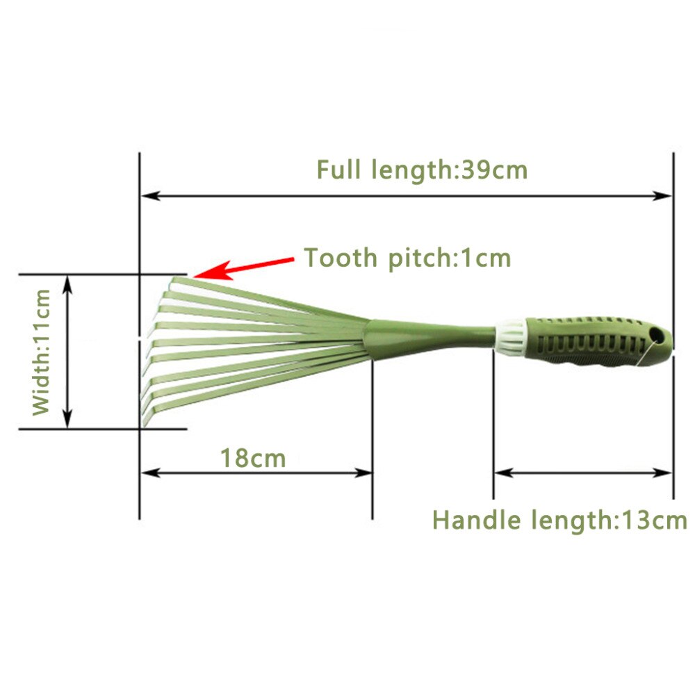1Piece 39cm Garden Rake Hand Cultivator for Garden... – Grandado