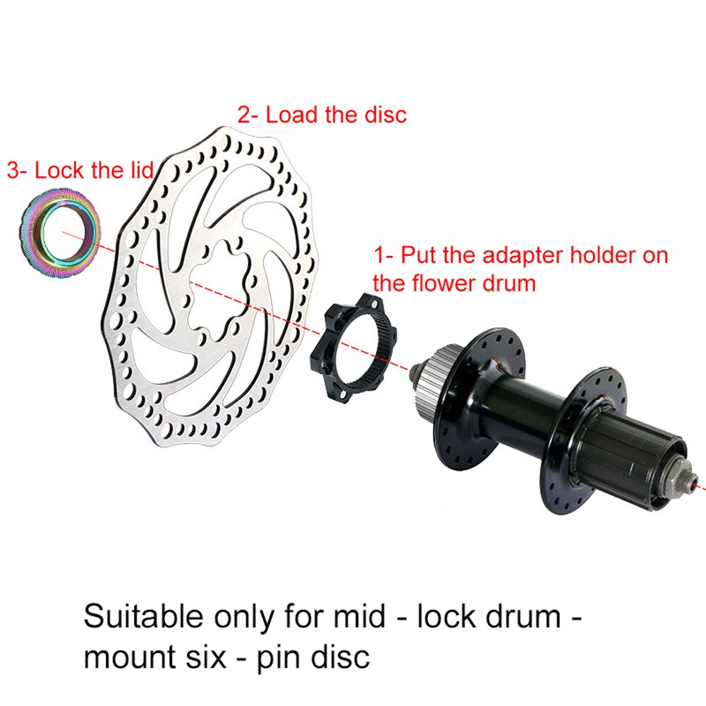 Centerlock 6-Gat Adapter Center Lock Conversie 6 G... – Vicedeal