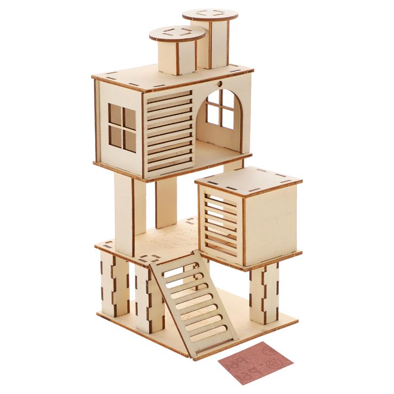 1Pc Hamster Ladder Huis Huisdier Speeltuin Houten ... – Vicedeal