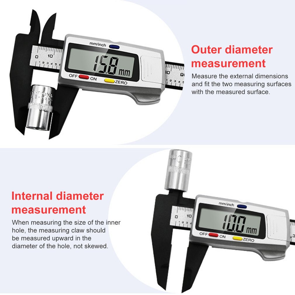 150MM/6inch Electronic Sliding Digital Vernier Cal... – Vicedeal