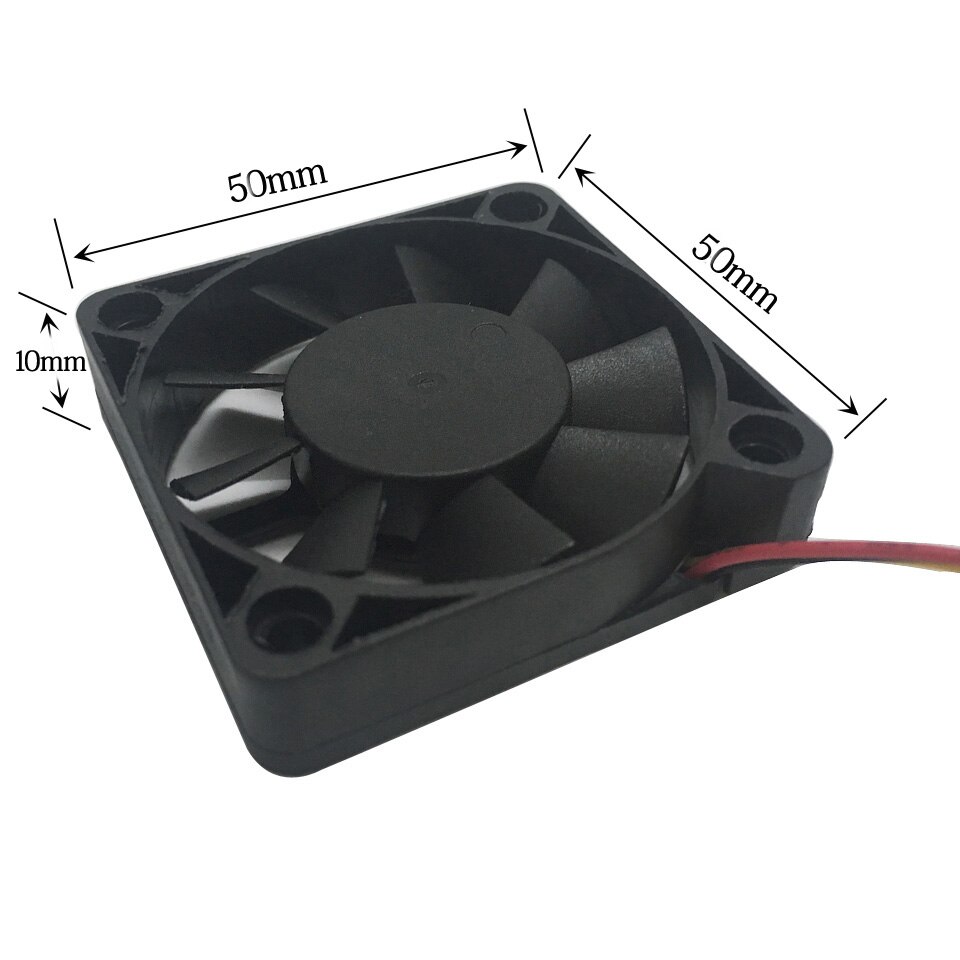 3 Pieces F5010 50mm Small Cooler Fan Computer Cool... – Vicedeal