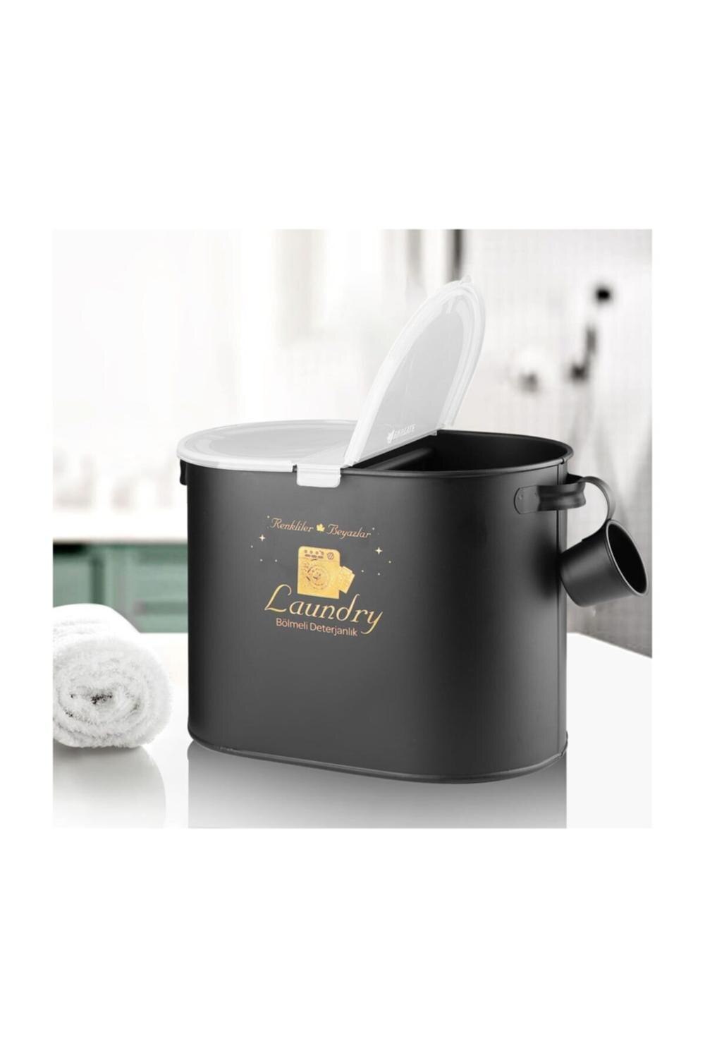 Metal Partitioned Detergent Box Storage Bin – Grandado