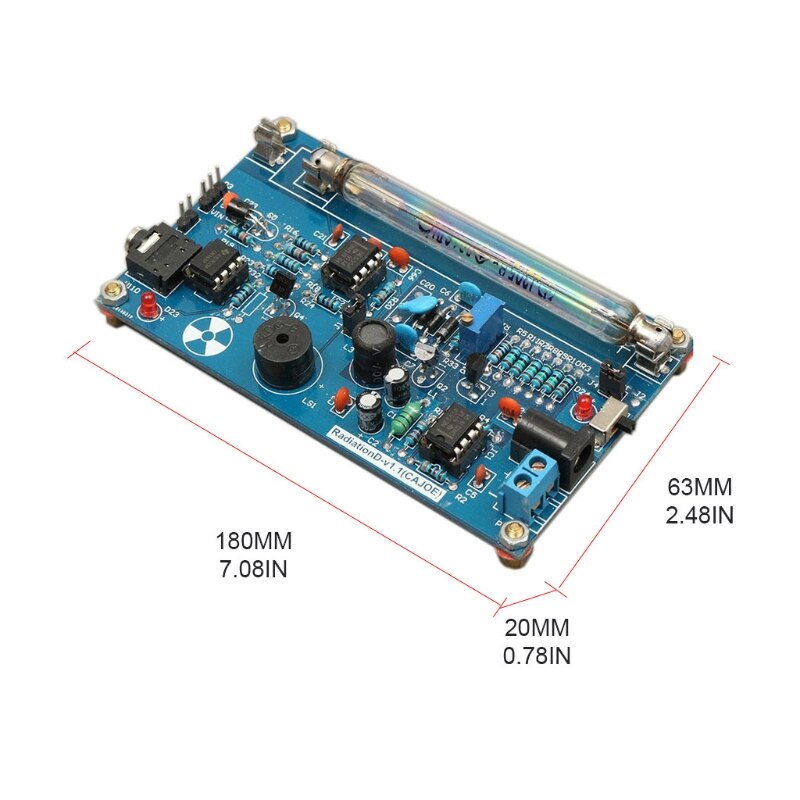 Unassembled DIY Geiger Counter Parts Kit Module De... – Vicedeal