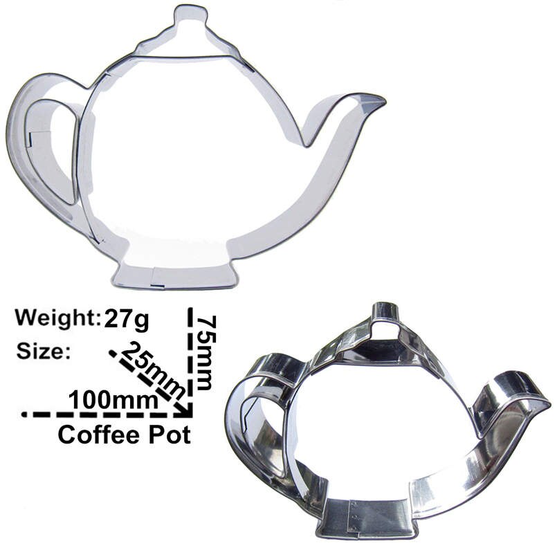 Coffee Pot shape cookie cutting molds, baking tool... – Vicedeal